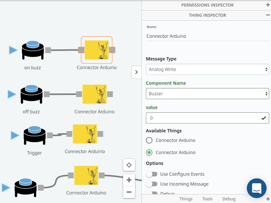 Code Free Iot W The Johnny Five Connector 